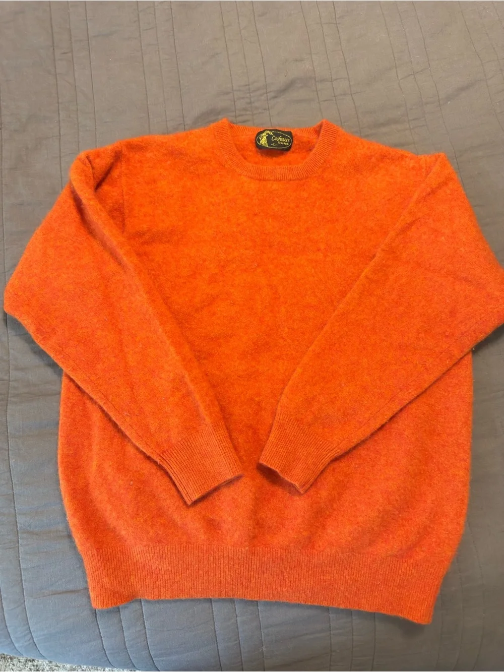 Green Hawk | Sweaters | Green Hawk Cashmere Orange Sweater | Poshmark